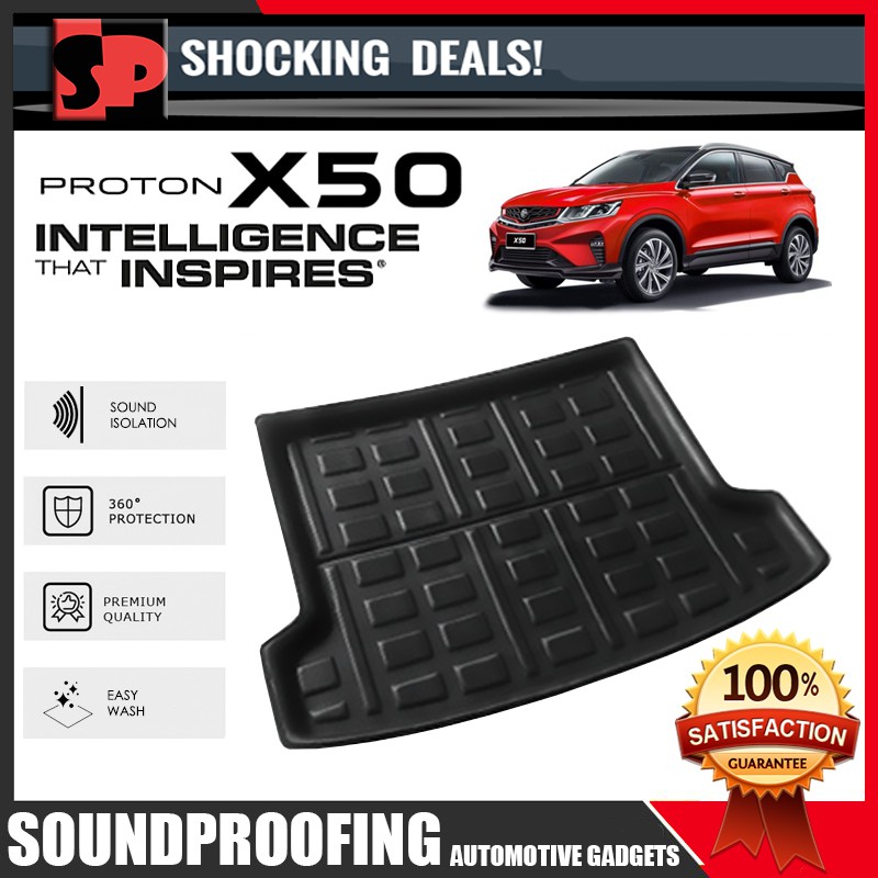 Proton X50 Boot Tray with Sound Isolation & Shockproof | Shopee Malaysia