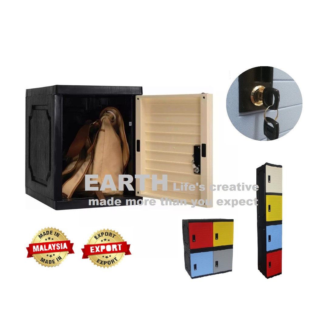 EARTH Waterproof Colorful Plastic Cube Box With Lock/Kiub Plastic Kalis ...