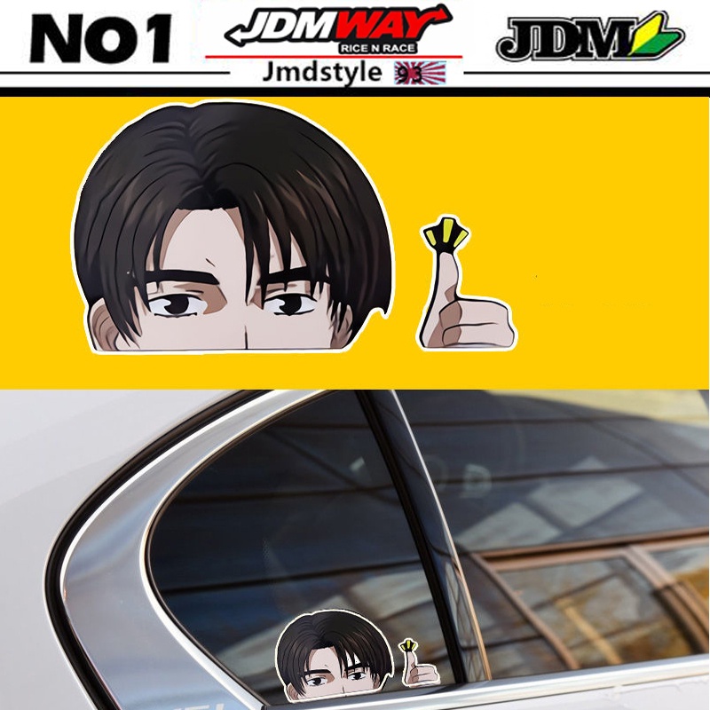 JDM Initial D Drift Racing Waterproof Car Stickers Fujiwara Takumi ...