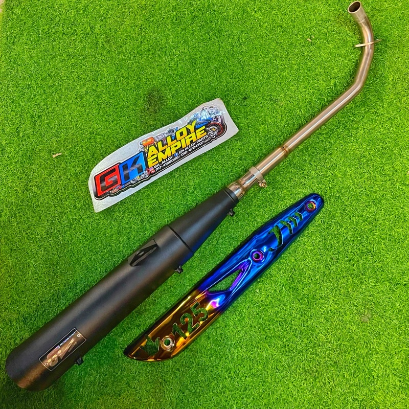 💥EXZOS GV saiz 28mm CUTTING STD SIAP COVER EZOS TITANIUM PNP MOTOR W125 ...