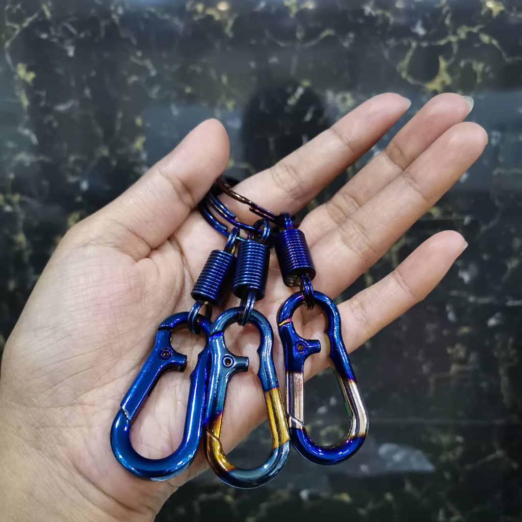 KEYCHAIN / GANTUNGAN KUNCI STAINLESS STEEL KEY CHAIN | Shopee Malaysia