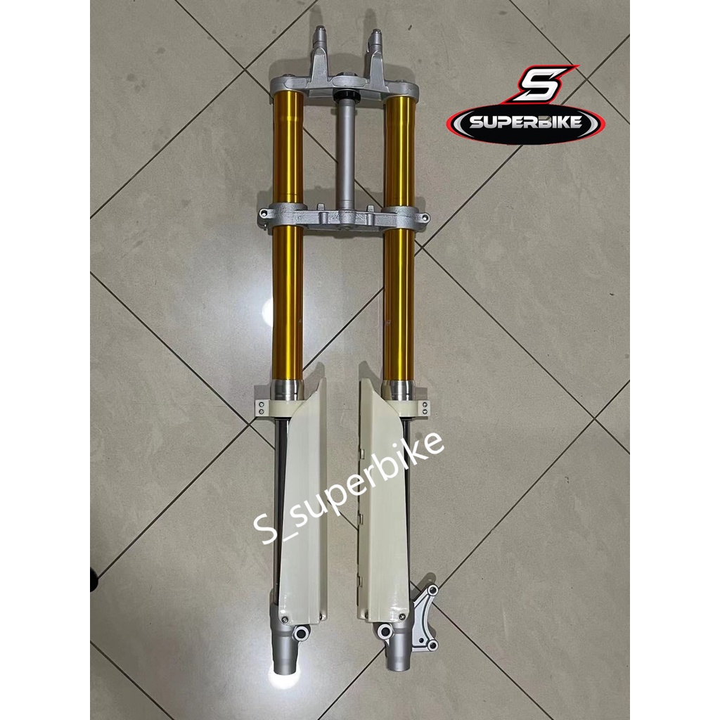 KLX150 FULL CNC ADJUSTABLE FRONT FORK UPSIDE DOWN | Shopee Malaysia