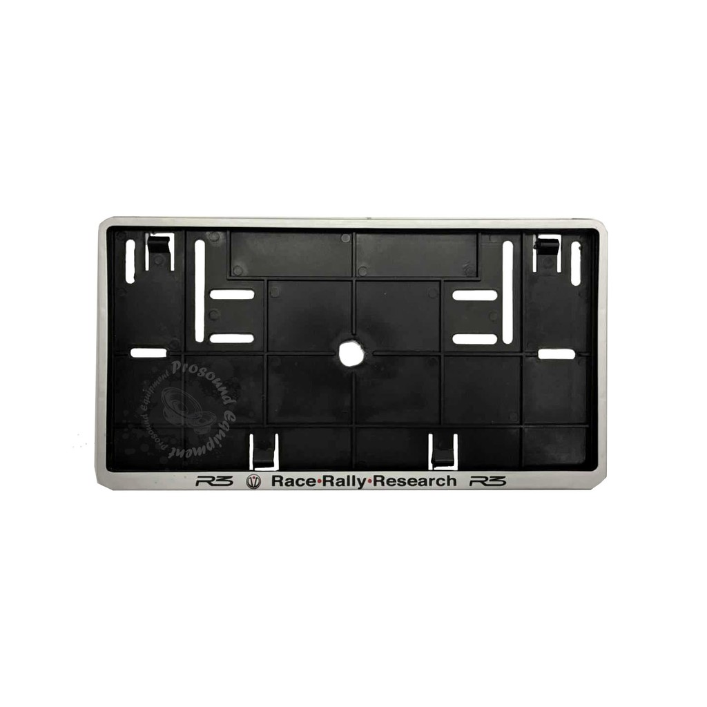 RACE RALLY RESEARCH REAR NUMBER PLATE CASING (SILVER) | Shopee Malaysia