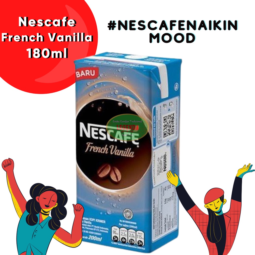Nescafe French Vanilla UHT 180ml Instant Coffee Ready To Drink | Shopee ...