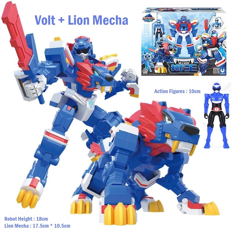 [AS ONLINE] MINIFORCE 4 Animaltron Kids Action Figures Robot ...