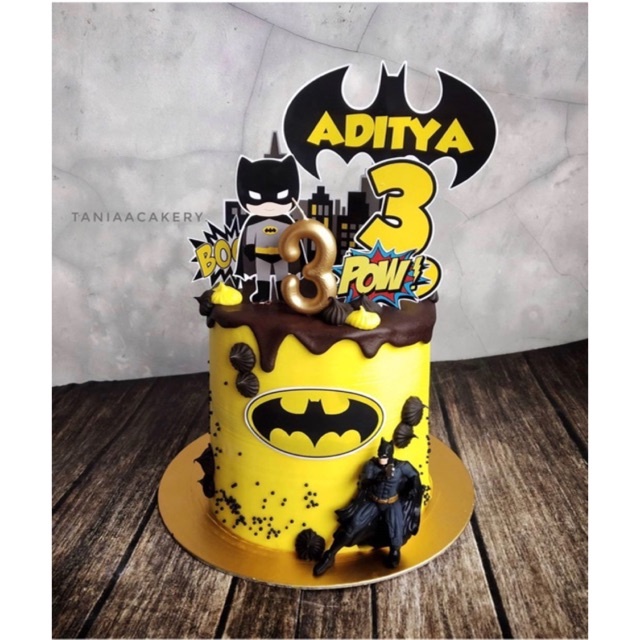 Batman Building Birthday Cake Topper / Birthday Cake Decoration ...