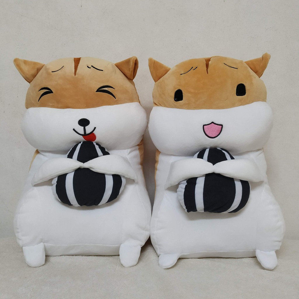 [READY STOCK-SHIP IMMEDIATELY] 50cm Brown Hamster Plush Holding Kuachi ...