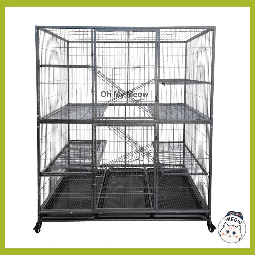 (LUAS) Extreme Solid Cat Cage / Sangkar Kucing Besar / Sangkar Kucing ...
