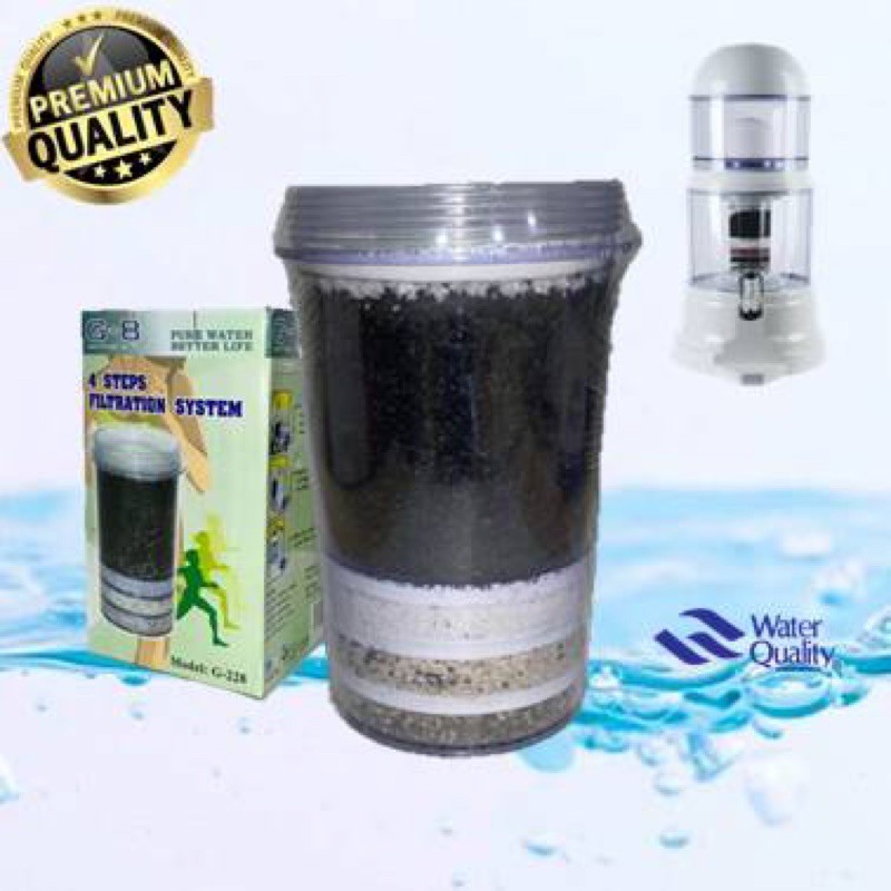 4 step filtration water filter for Mineral pot | Shopee Malaysia