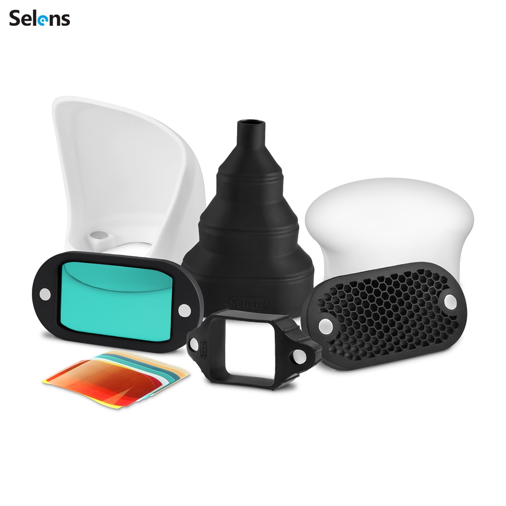 Selens Flash Diffuser Universal 6 in 1 Honeycomb Grid Set MN-CK ...