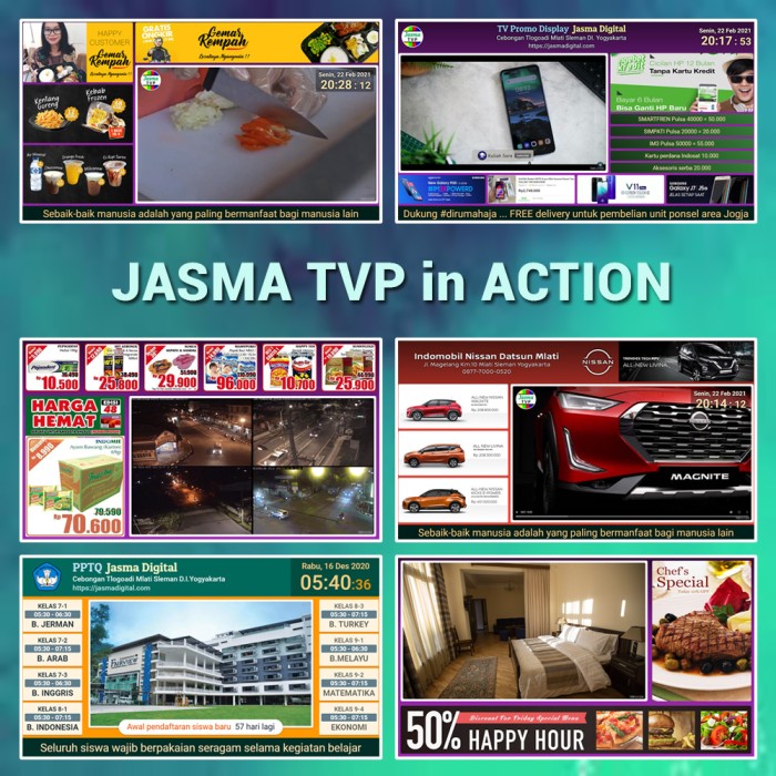 TVP TV Promotion Display - Papan info digital - Digital Signage ...