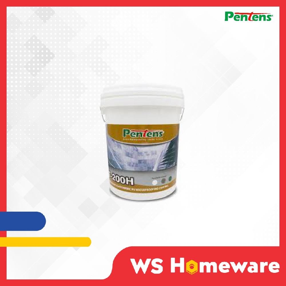 WS 4.5kg Pentens T200H (White / Grey) / PENTEN WATERPROOFING | Shopee ...