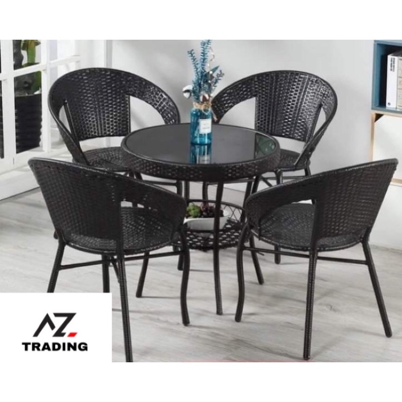 SET MEJA SANTAI 4 KERUSI DAN 1 MEJA/SET KERUSI MEJA SANTAI VIRAL /MEJA ...