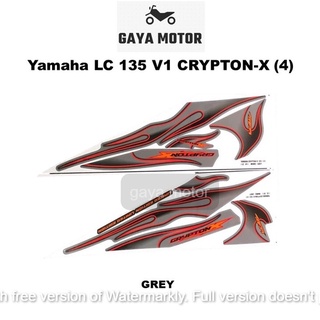 Yamaha LC 135 V1 CRYPTON-X (4) Body Sticker | Shopee Malaysia