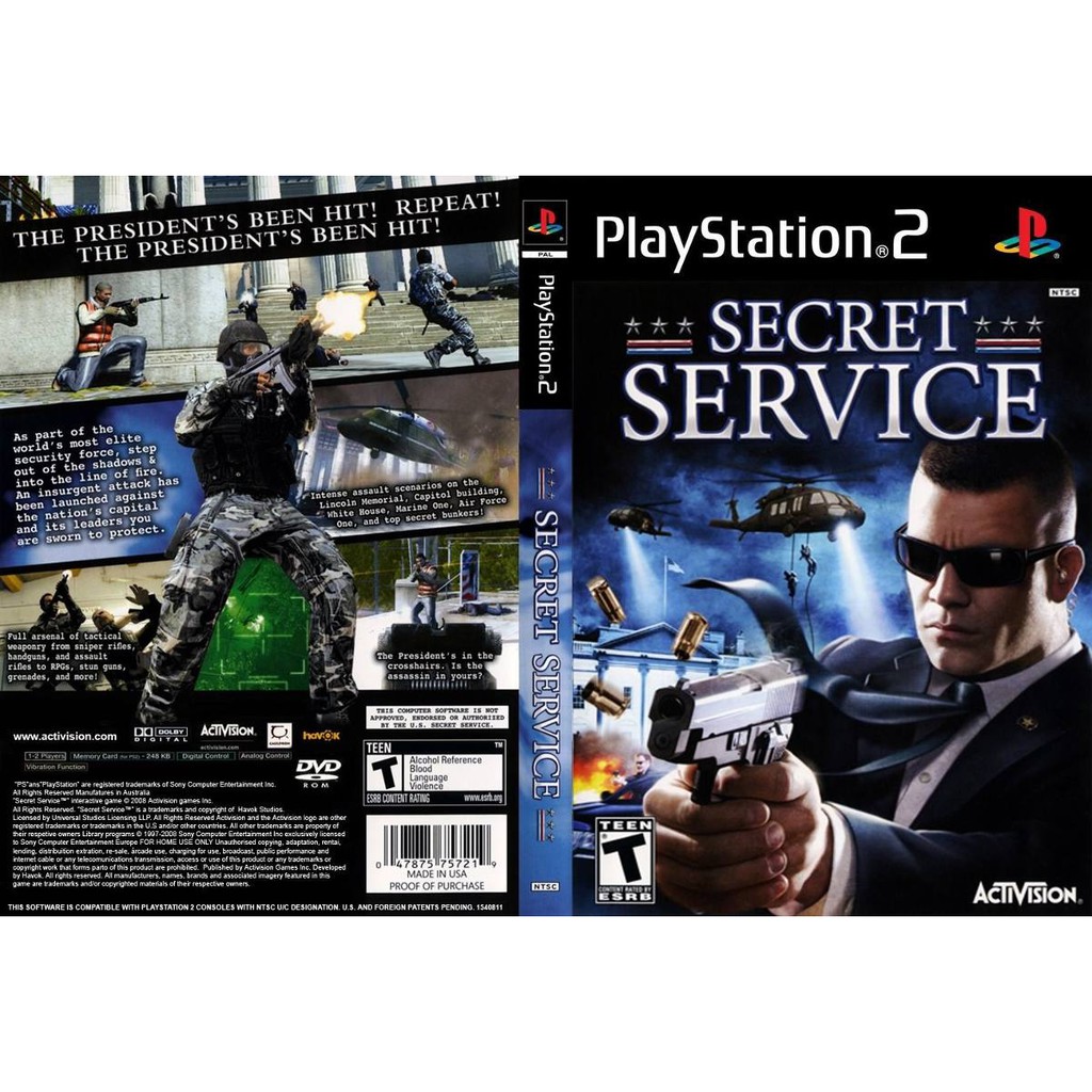 Playstation 2 Secret Service ( DVD Games ) | Shopee Malaysia