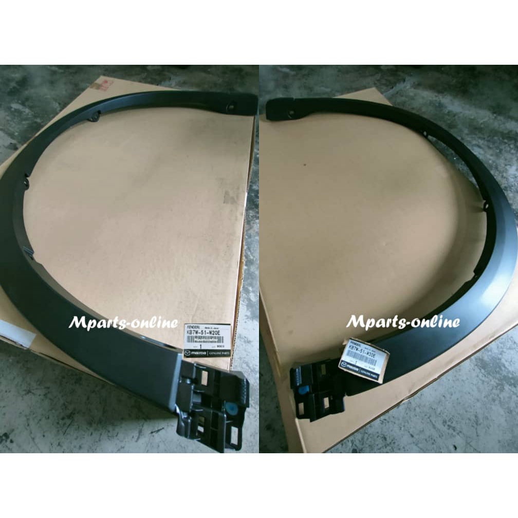 FENDER EXTENSIONER / MUDGUARD PROTECTOR FRONT ( LEFT & RIGHT )/ MAZDA ...