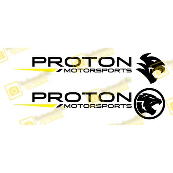 STICKER TEPI PINTU PROTON MOTORSPORT 1SET (2PCS) PROTON LAMA ATAU ...