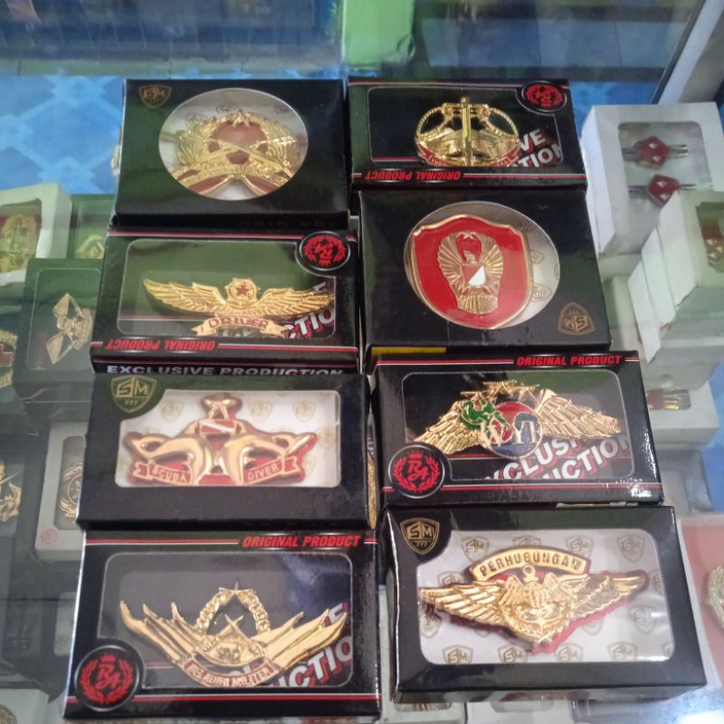 Brivet TNI WING TNI WING TNI EMBLEM TNI YUDHAWASTU EKAPAKSI DRIVER WYF ...