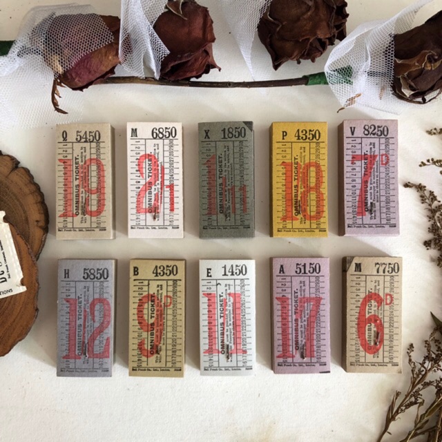 Vintage Omnibus Bus Tickets Stack (50pcs) | Shopee Malaysia