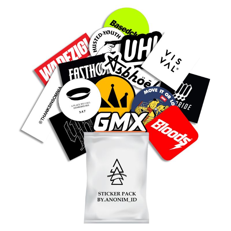 Sticker Pack Distro Sticker Brand Local Hypebeast Sticker Aesthetic ...