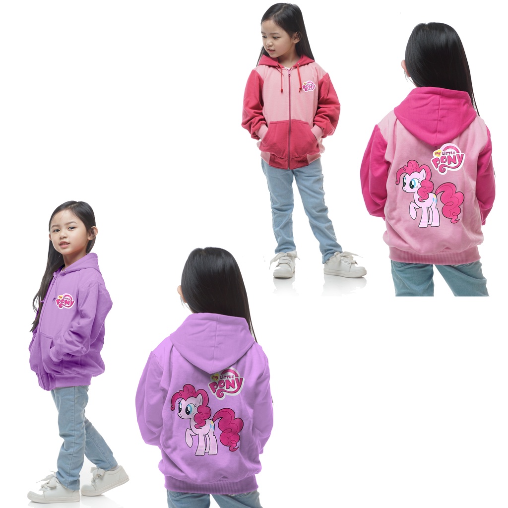Hoodie Jacket For Girls Age 2-10 Years My Little Pony Pinky Pie ...