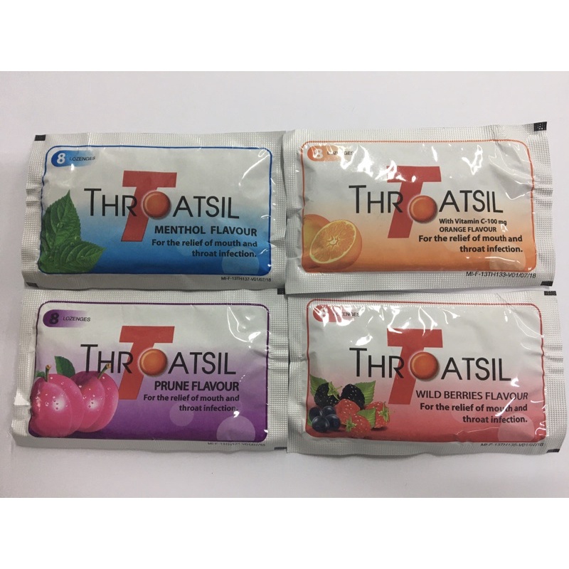 Throatsil Lozenges 8's [Assorted Flavours] | Shopee Malaysia