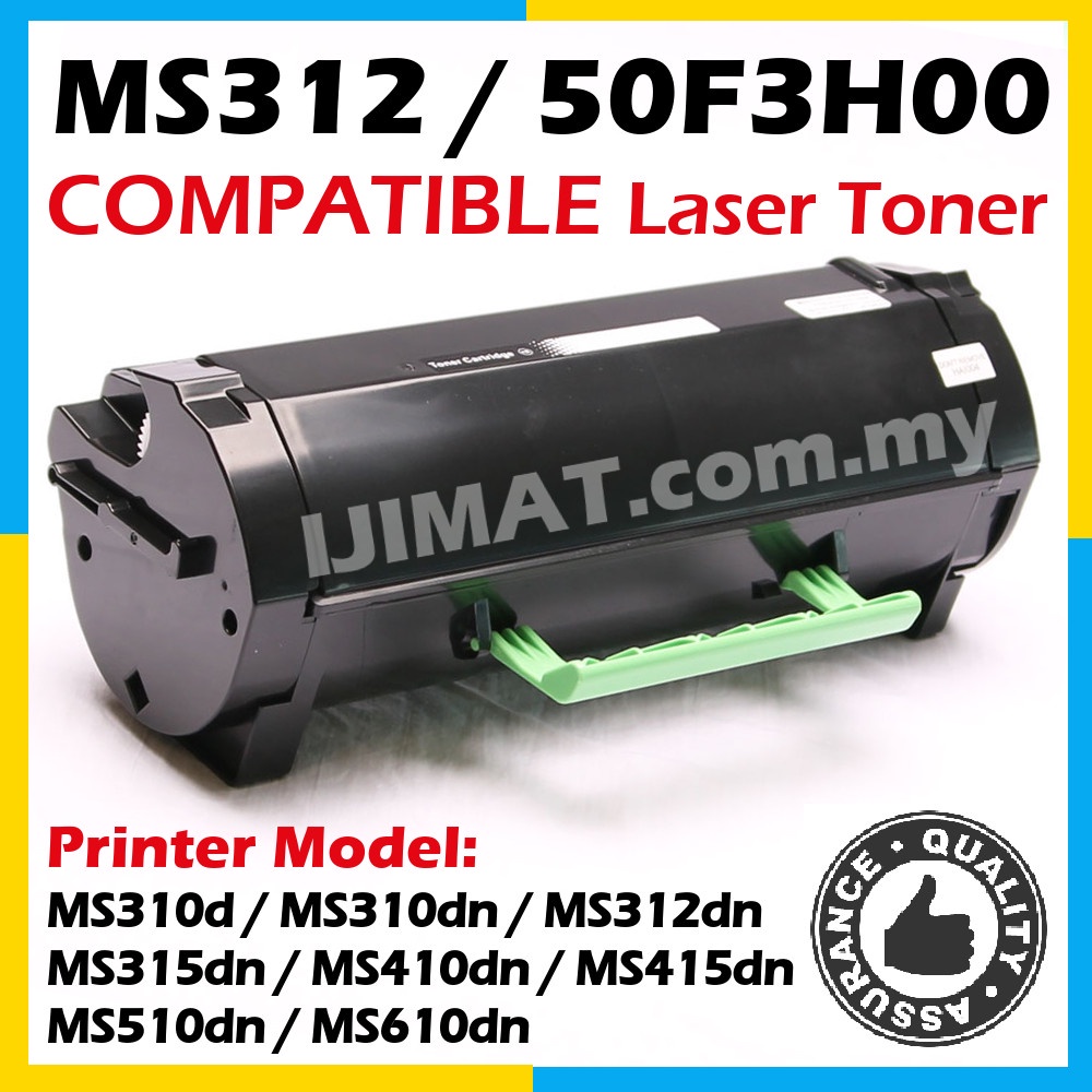 Compatible Laser Toner Lexmark 503H, 50F3H0E MS310d, MS310dn, MS312dn, MS315dn, MS410dn, MS415dn ...
