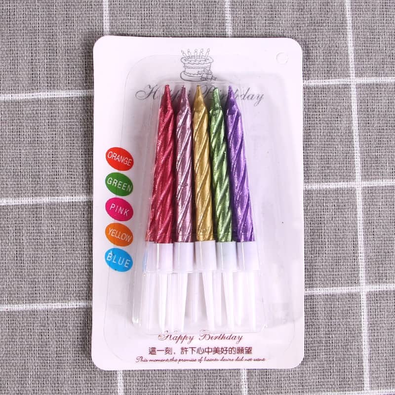 [READY STOCK] 10pcs/set Candle Golden Birthday Cake Candles Cake ...