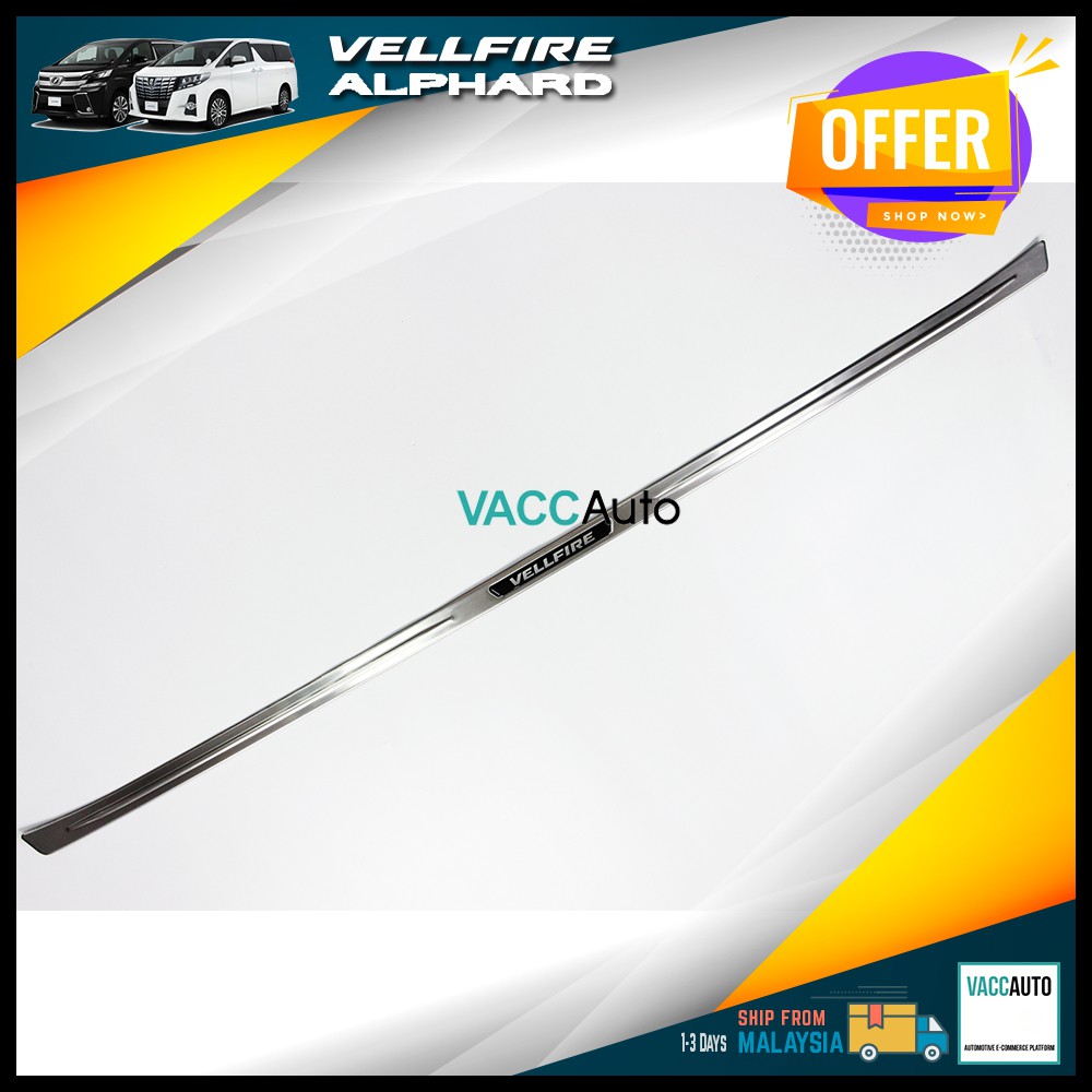 Toyota Vellfire / Alphard 30 Series Rear Bumper Protector - In Or Out ...