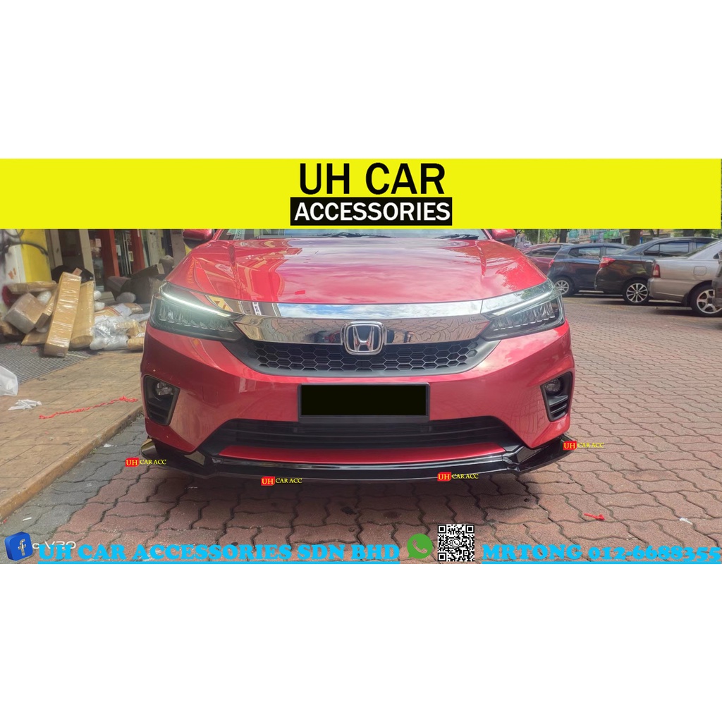 Honda city 2022 hatchback rs front side rear diffuser lip lips bodykit ...