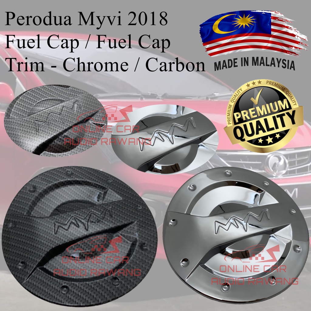 Perodua Myvi 2018 - 2022 Fuel Cap Trim Cover / Fuel Tank Cover / Fuel ...