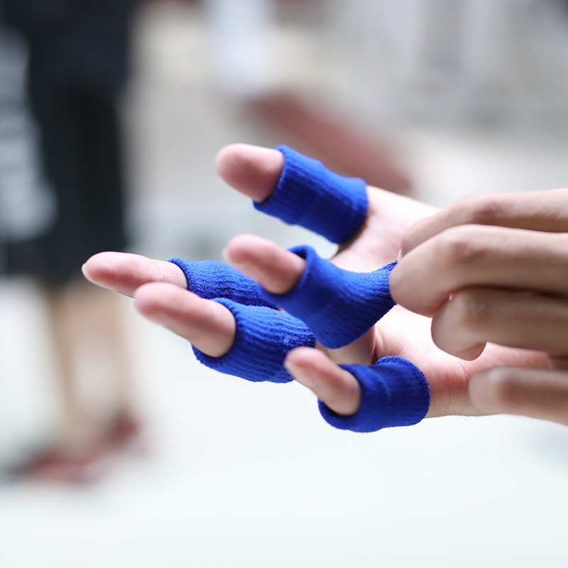 HealthGuru Stretchy Finger Sleeve Support Wrap Finger Wrap Thumb ...
