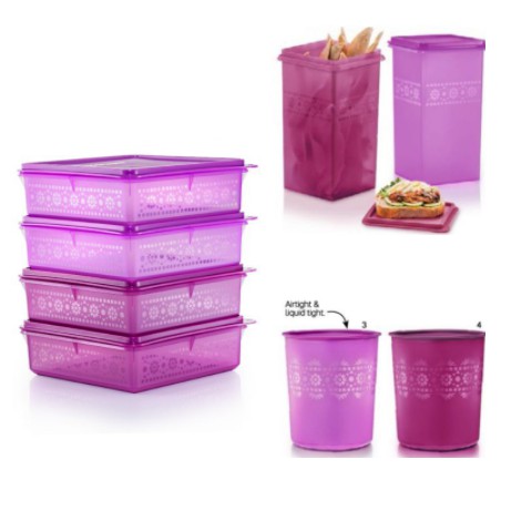 Tupperware Original 🔥 Ready Stock 🔥 Mosaic Snack Stor Mosaic Keeper ...