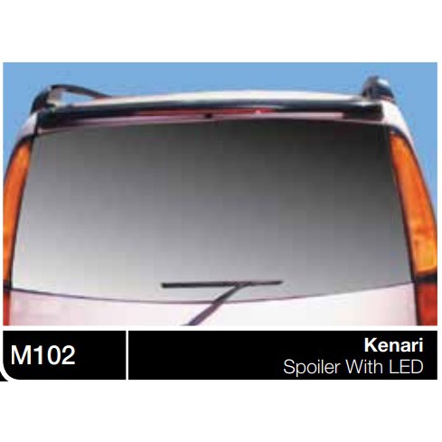 Perodua Kenari rear boot trunk roof ducktail lip spoiler wing bodykit ...