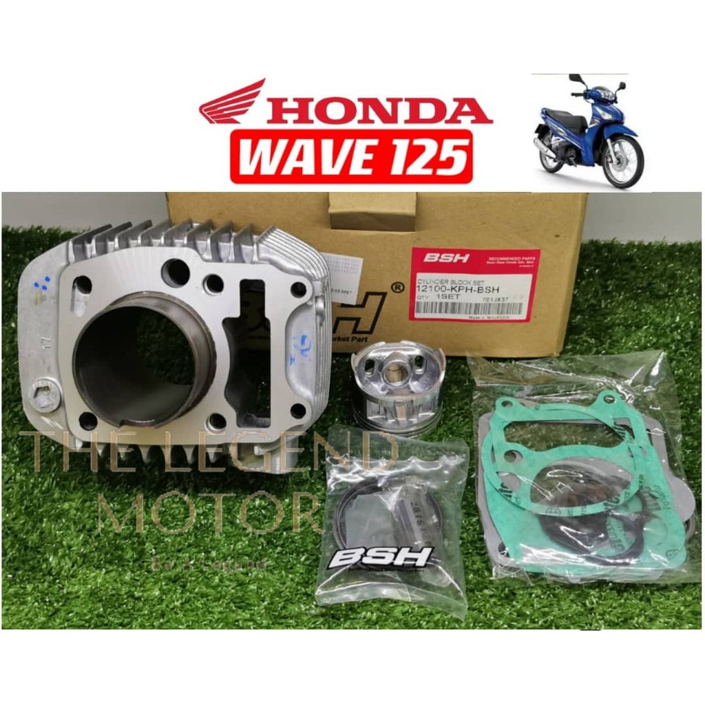 ORIGINAL HONDA WAVE 125 WAVE125 12100-KPH-BSH Cylinder Block Assy ...