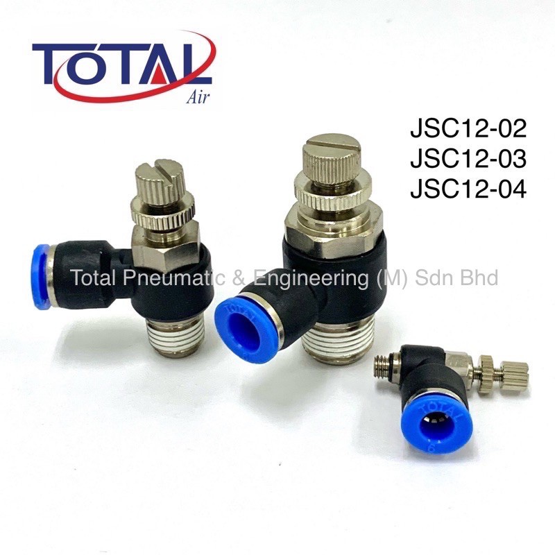 JSC Series 12MM Speed Controller JSC12-02,JSC12-03,JSC12-04 Pneumatic ...