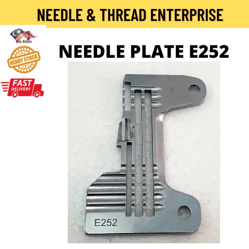 NEEDLE PLATE E252 / PIRING JARUM E252 / TAPAK MESIN JAHIT E252 (READY ...