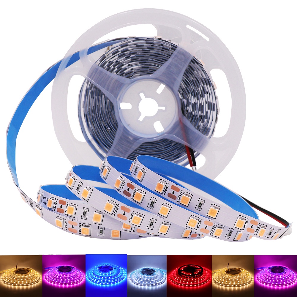 5V/12V 2835 60Leds White/Warm White/Blue LED Strip TV Backlight LED 5M ...