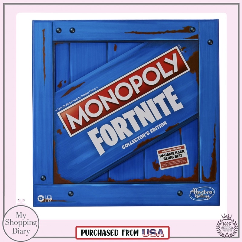 Authentic Monopoly Fortnite Collectors Edition | Shopee Malaysia