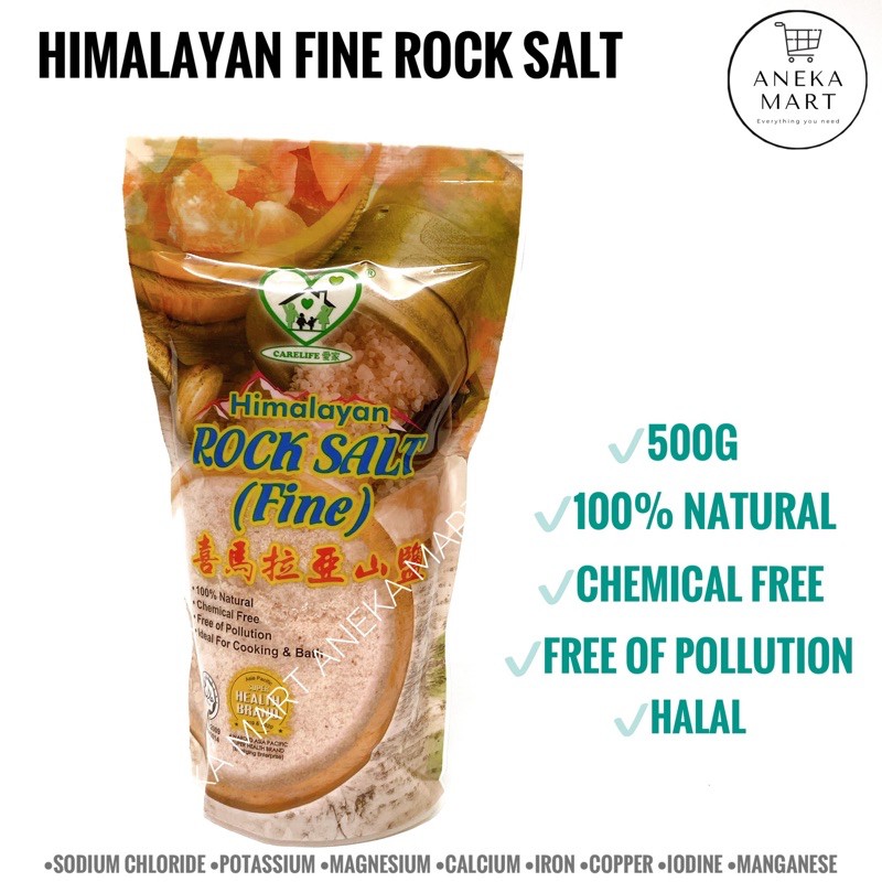 Carelife Himalayan Rock Salt/Fine Rock Salt/Garam Cooking Salt/ Garam ...