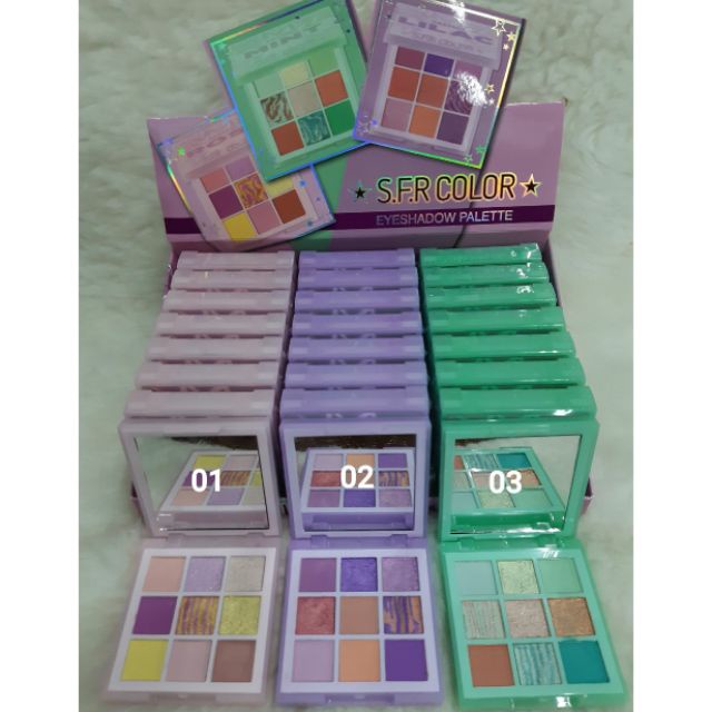 EYESHADOW SFR COLOR PASTELS (9 COLOUR) | Shopee Malaysia