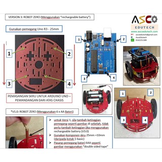 Aluminium Alloy 2WD Robot Chassis Arduino Body Chasis Robot Arduino ...