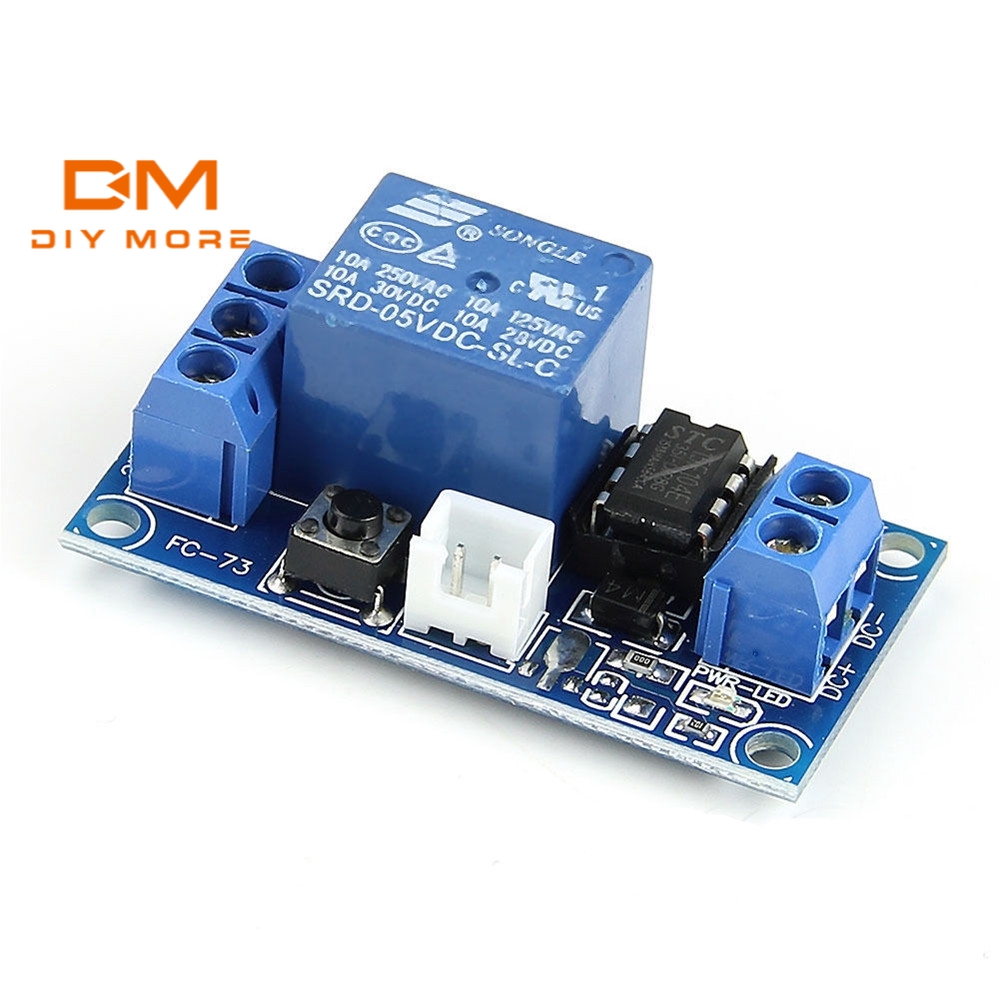 DIYMORE 1 Channel DC 5V/12V/24V Latching Relay Module With Touch Bistable Switch MCU | Shopee ...