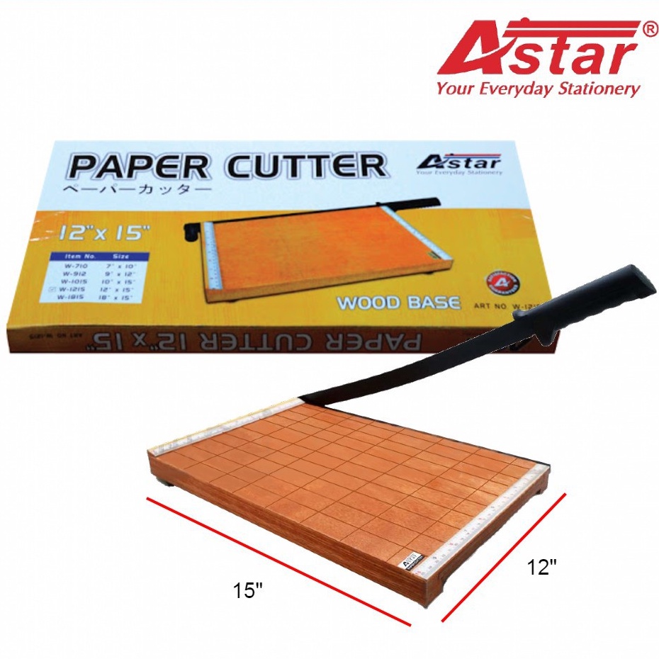 ASTAR PAPER CUTTER / PAPAN PEMOTONG KERTAS [7"x10"/ 10"x15"/ 12"x15 ...