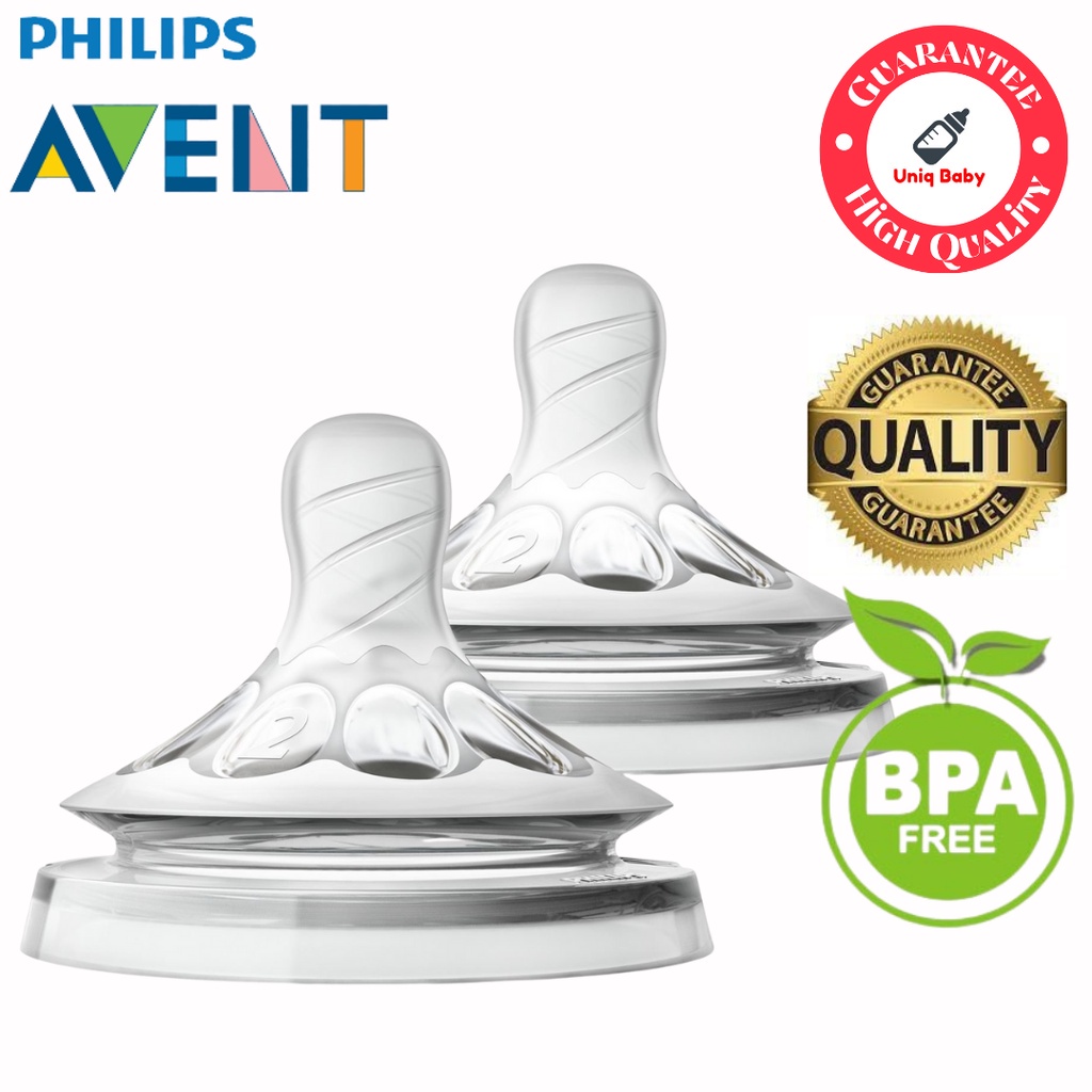 Original Philips Avent Natural Teat 2pcs Pack Shopee Malaysia