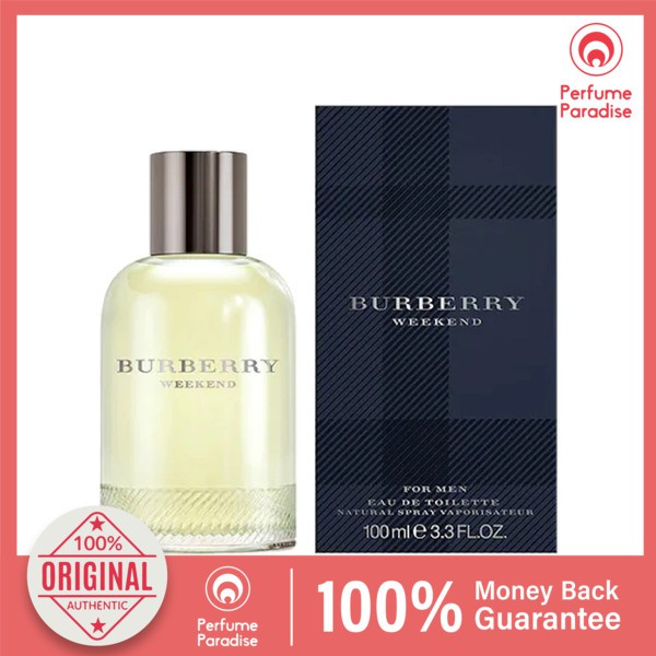 [100% original] Burberry Weekend EDT Men 100ml Perfume for Men [My ...