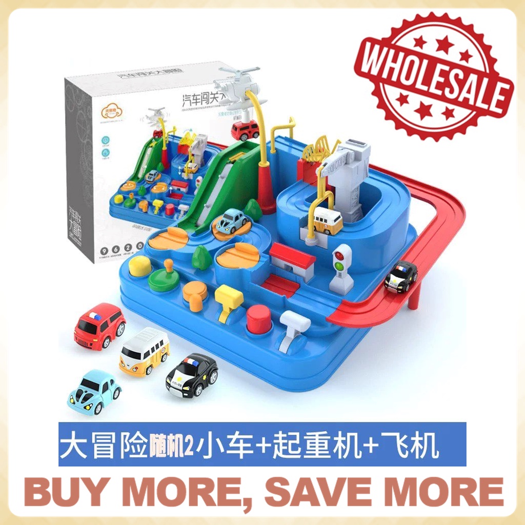 [ReadyStock] Racing Rail Car Model Educational Toys Children Track Car ...