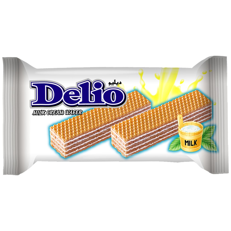 Delio milk cream wafer 24's x 16g | Shopee Malaysia