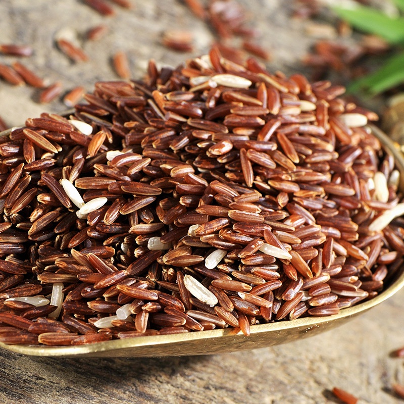 泰国红糙米 Red Cargo Thailand Red Brown Rice Siam Blood Dragon Brown Rice ...