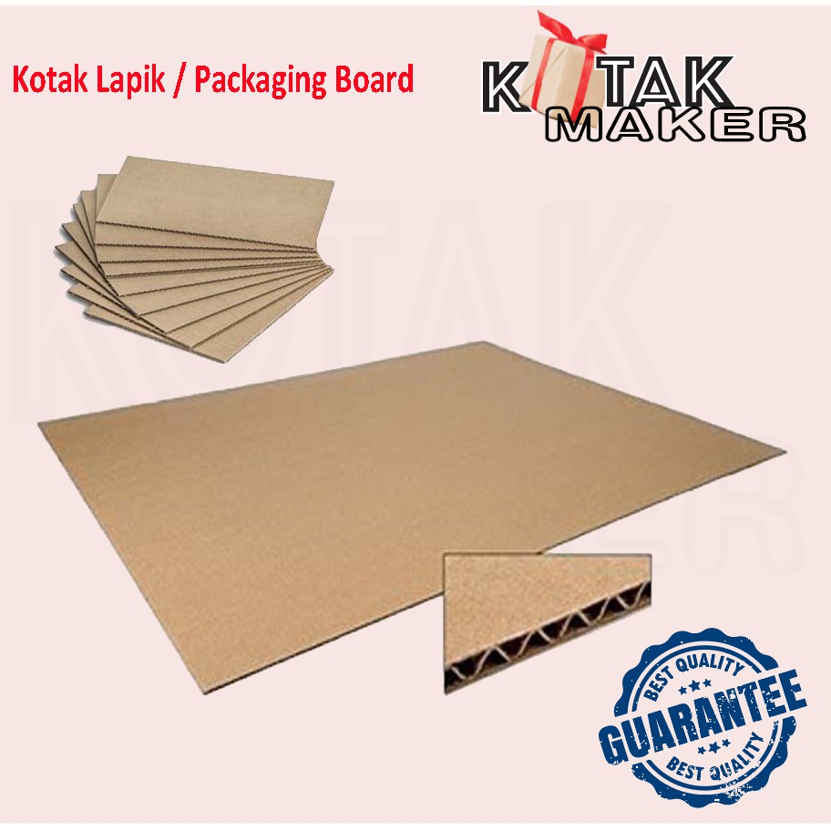 KOTAK LAPIK / CORRUGATED BOARD/KRAFT PAPER BOARD 285 x210mm 🔥🔥🔥Malaysia ...